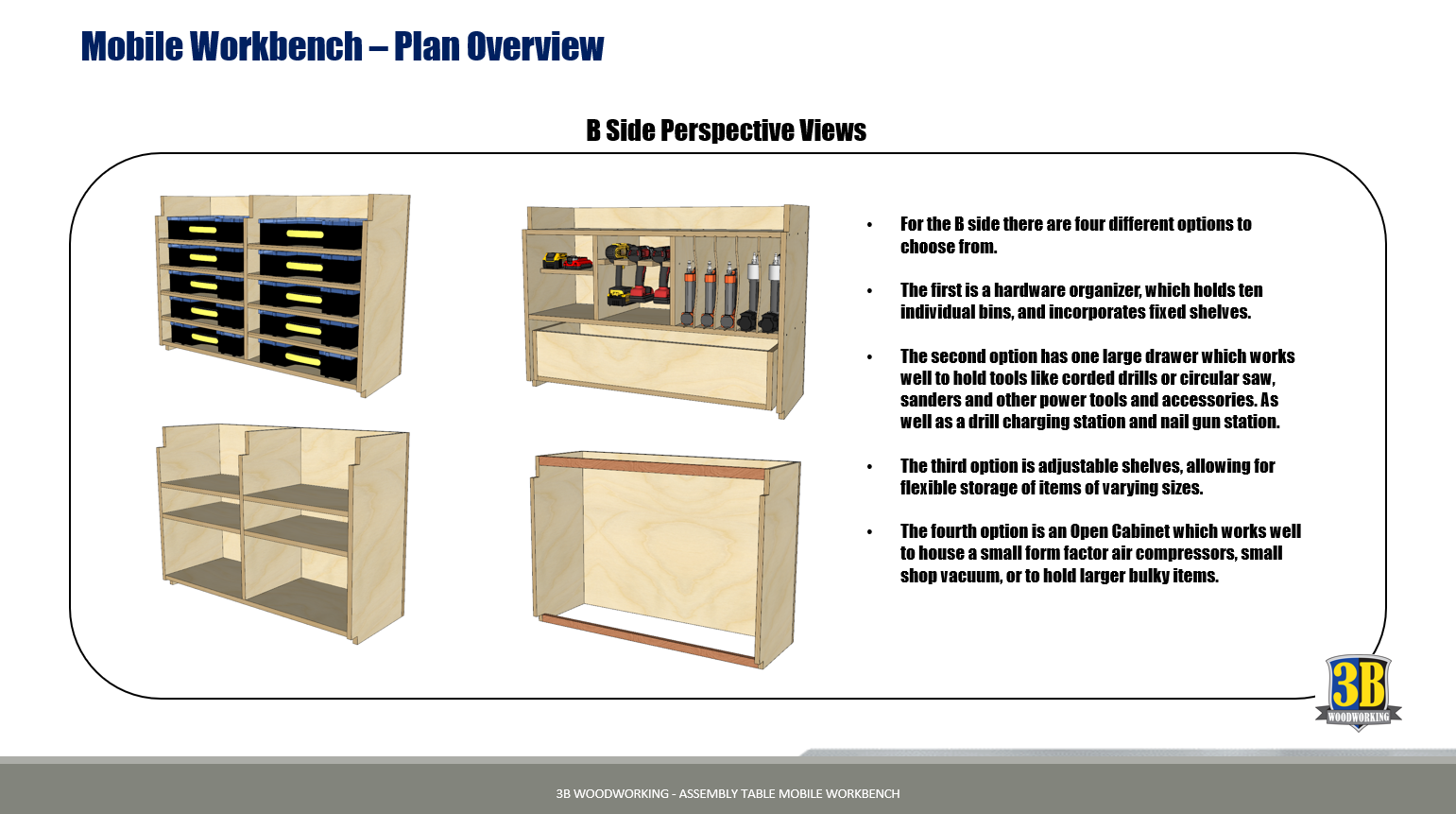 Assembly Table Mobile Workbench, Mobile Workbench, Outfeed Table ...