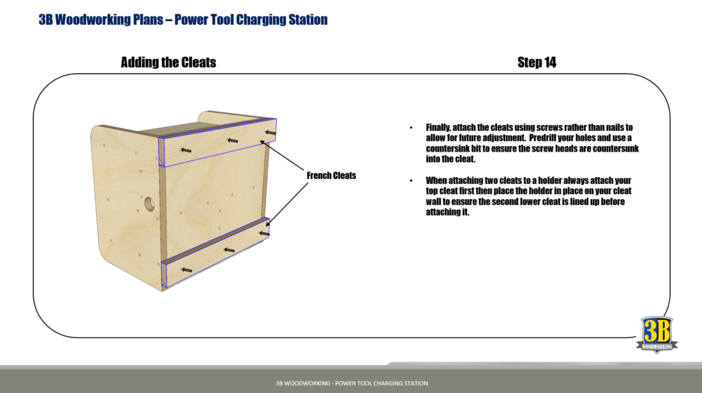 Power tool Charging Station – Build Plans - 3B Woodworking