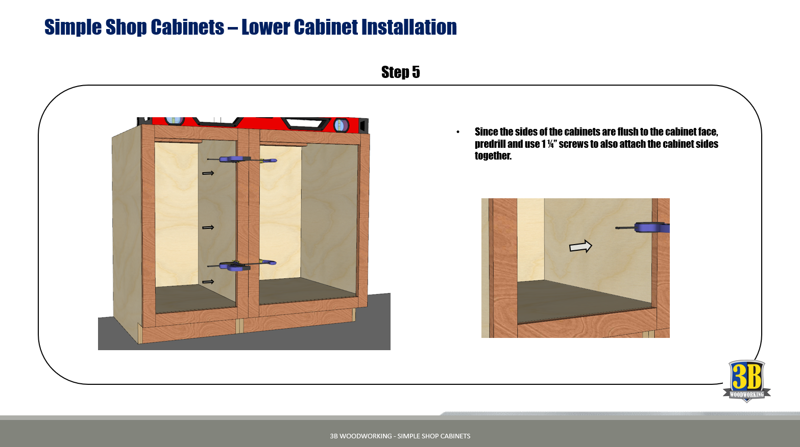 Simple Shop Cabinets – Build Plans - 3B Woodworking