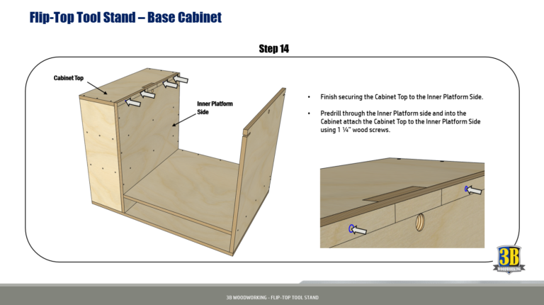 Flip-Top Tool Stand – Build Plans - 3B Woodworking