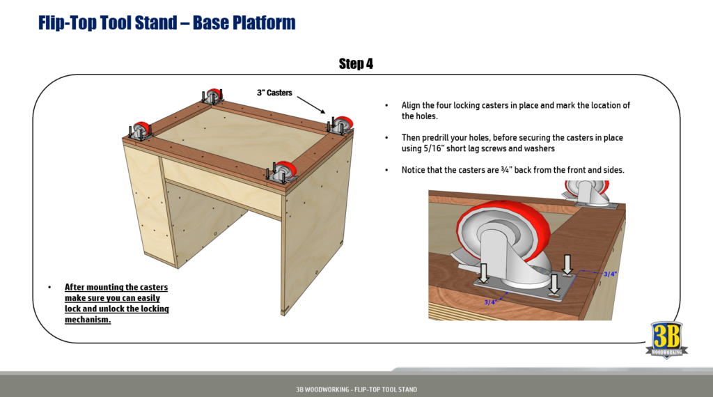 Flip-Top Tool Stand – Build Plans - 3B Woodworking