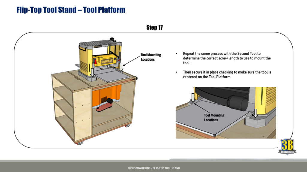 Flip-Top Tool Stand – Build Plans - 3B Woodworking