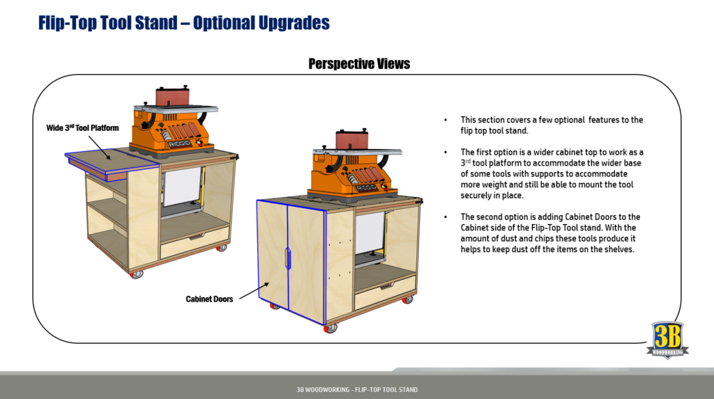 Flip-Top Tool Stand – Build Plans - 3B Woodworking