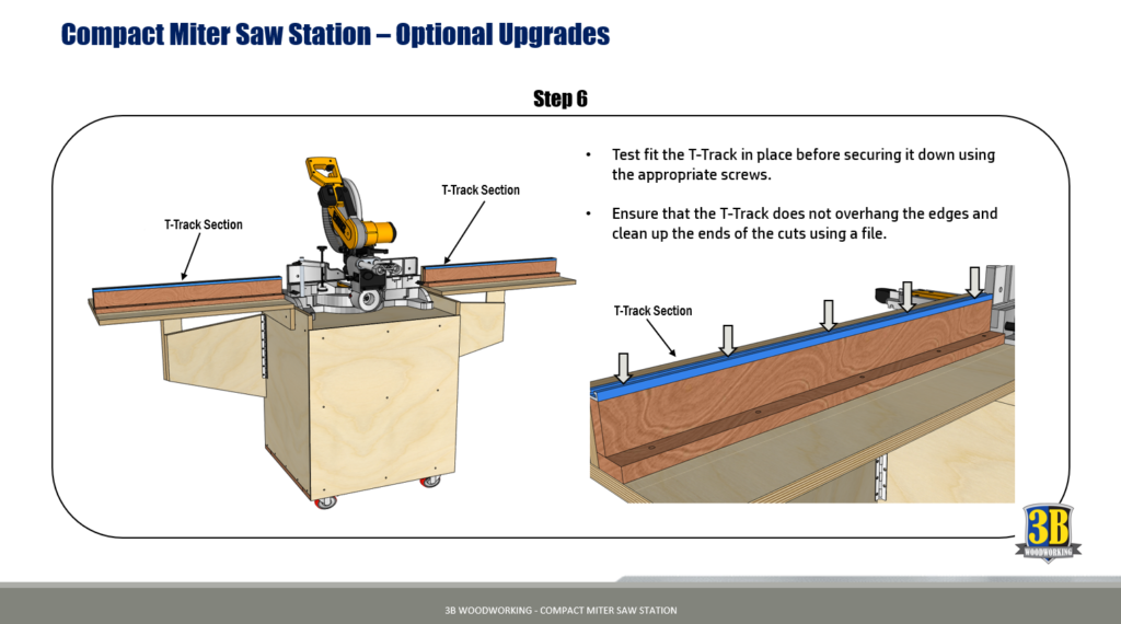 Compact Miter Saw Station – Build Plans - 3B Woodworking